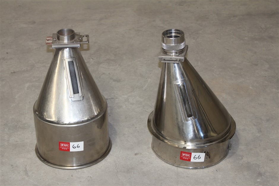 Two Stainless Steel Hoppers Auction (0066-5057691) | Grays Australia