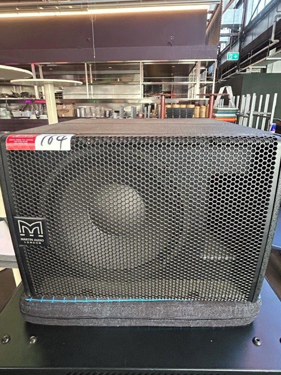 SX110B MARTIN AUDIO London SX Series 10" Slimline Subwoofer Auction ...