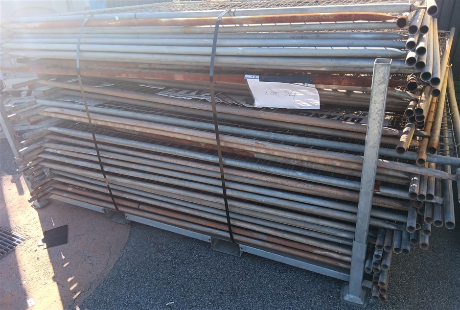 Package of Portable Fencing Panels & Feet (Wangara) Auction (0094 ...