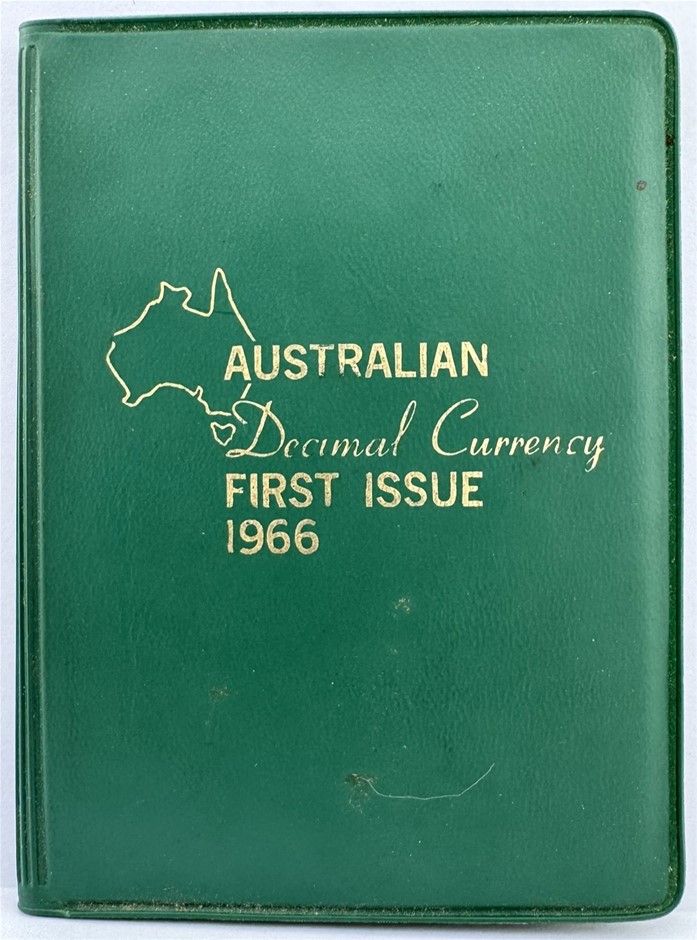 1966 AUSTRALIAN DECIMAL CURRENCY FIRST ISSUE UNCIRCULATED COIN SET ...