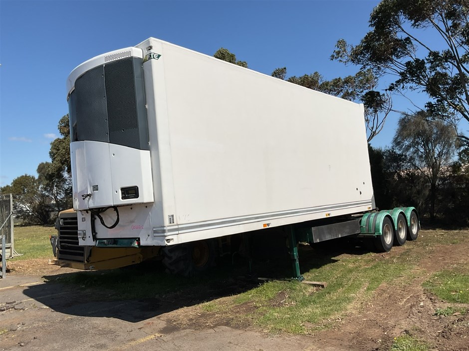 2009 FTE 3A Axle Triaxle Refrigerated Lead Trailer Auction (0001 ...