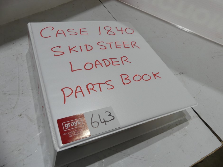 Case Parts Book Auction (0643-5058003) | Grays Australia