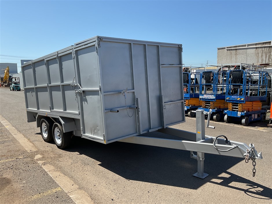 2018 Customline Tandem Box Trailer Auction (0001-3030651) | Grays Australia