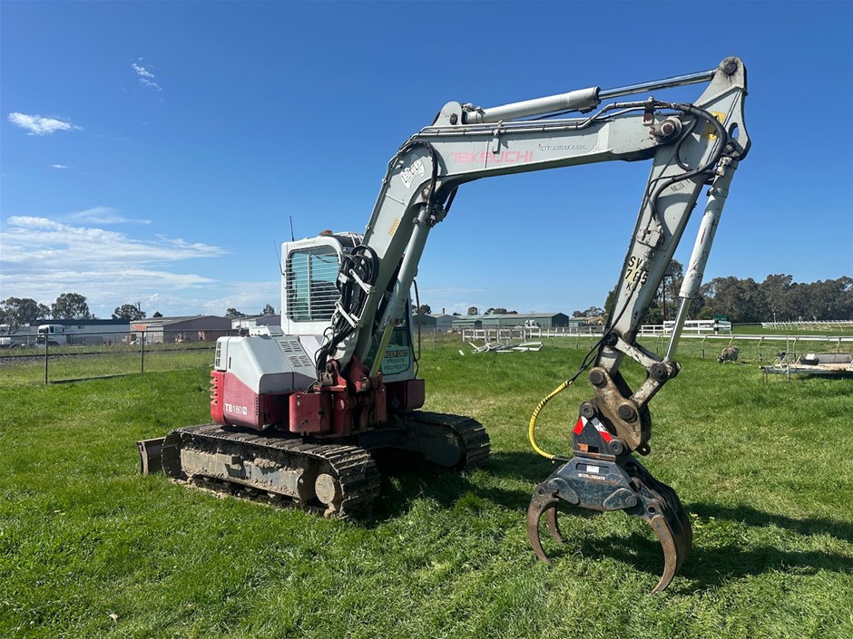2008 Takeuchi TB180FR Mini Excavator Auction (0031-3030689) | Grays ...