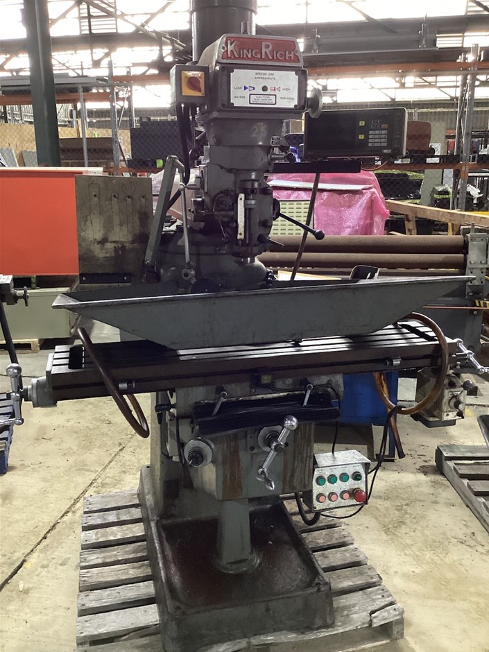 KING RICH Vertical Milling Machine Auction (0067-3030695) | Grays Australia