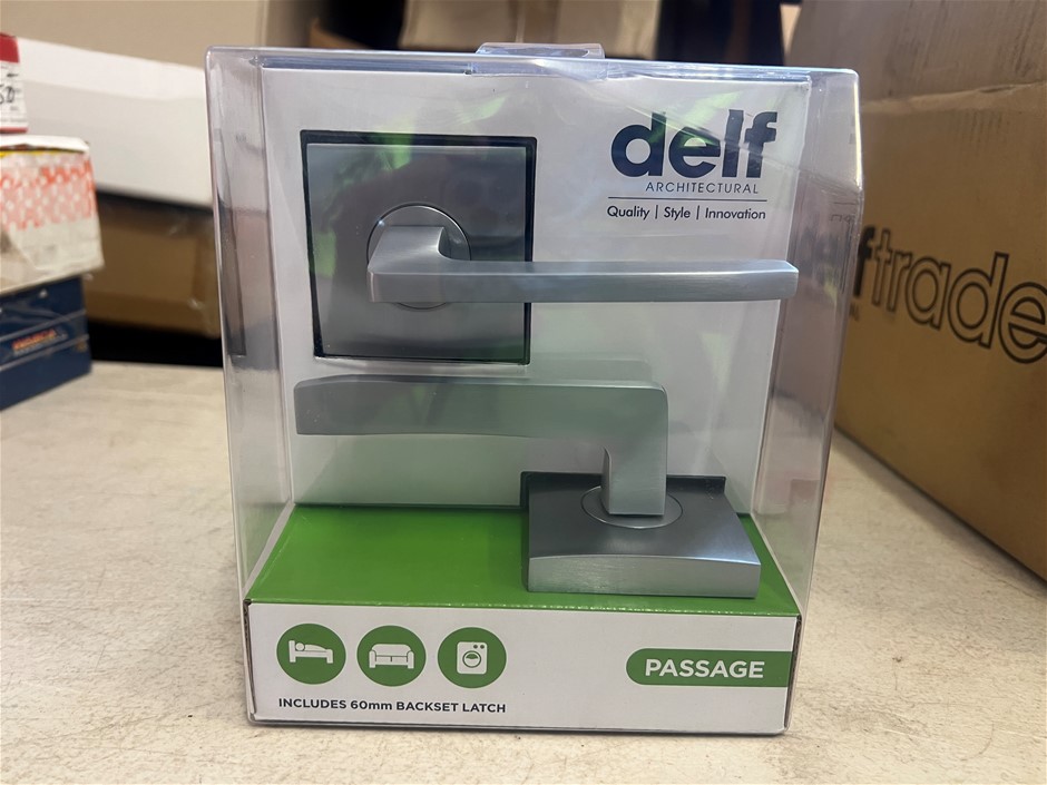 Delf VP Elba Square Passage Lever Set Auction (1776-3030816) | Grays ...