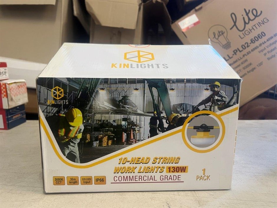 Kin Lights 10-Head String Working Lights Auction (1882-3030816) | Grays ...