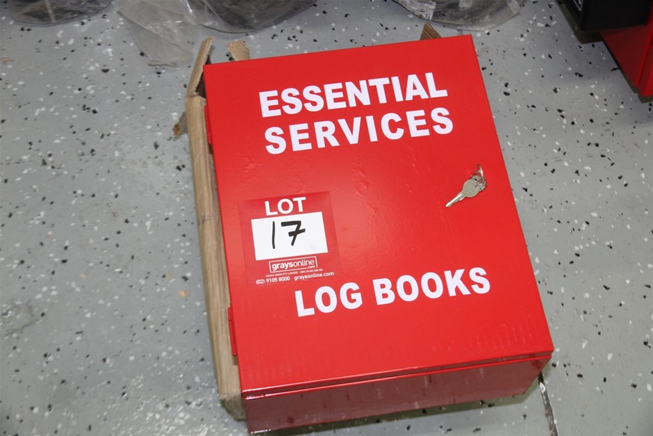 ALINE Fire Essential Services Logbook Cabinet Auction (0017-5058086 ...