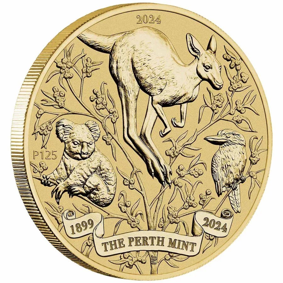 Australia Perth Mint 125th Anniversary 2024 $1 AlBr Brilliant ...