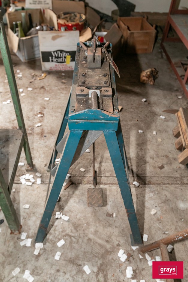 Manual Foot Press Cutter on Steel Stand Auction (0054-5058040) | Grays ...