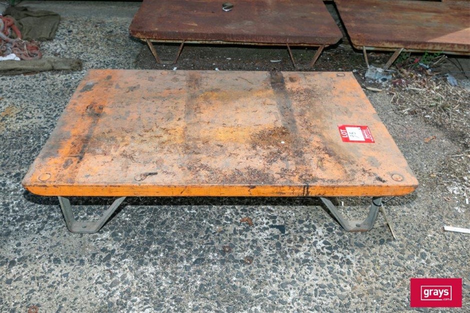 8x Steel Work Skid Pallet Auction (0098-5058040) | Grays Australia