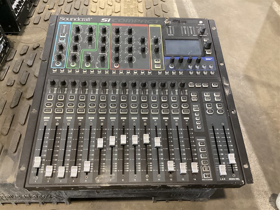 Sound Craft SI Compact 16 Audio Mixing Console Auction (0001-8019490 ...