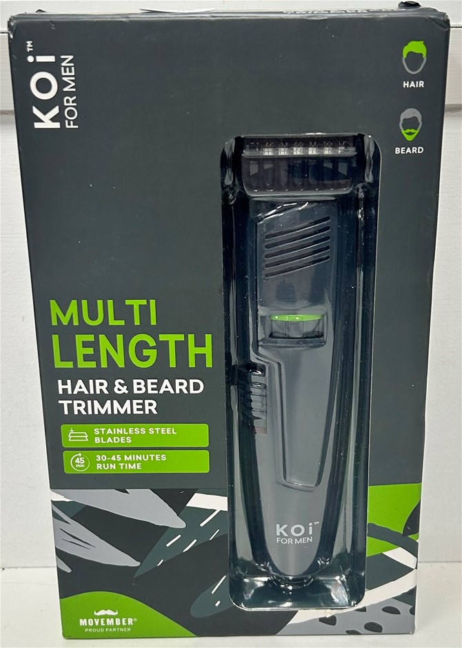 Koi For Men Multi Length Hair & Beard Trimmer Auction (0278-2561865 ...