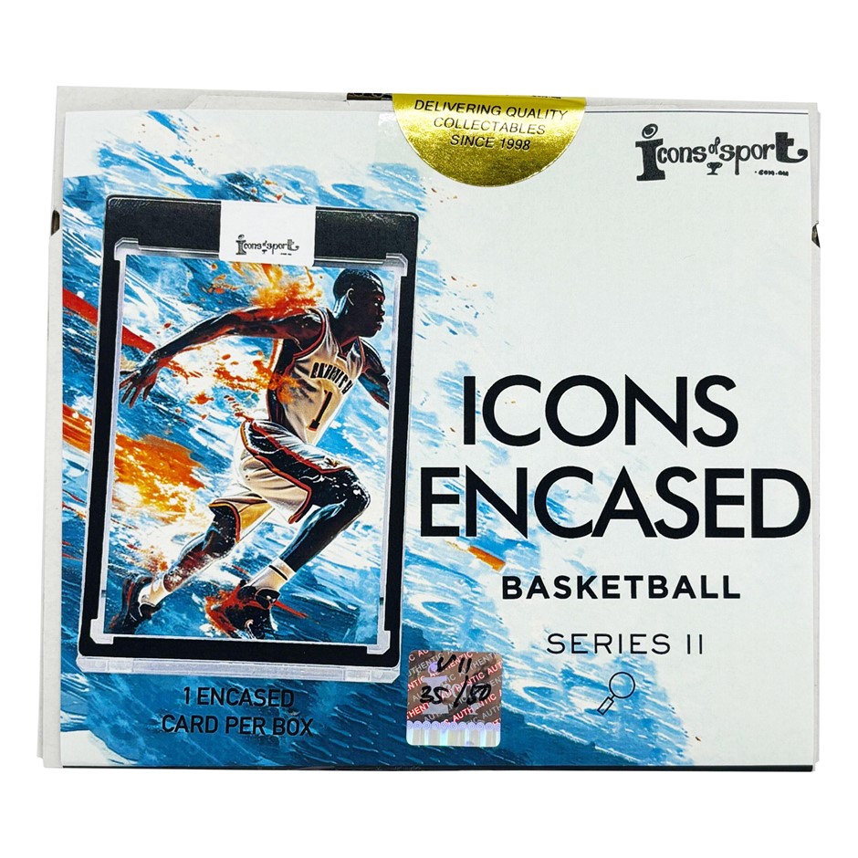 **UNRESERVED** ICONS ENCASED BASKETBALL CARD SERIES 2 Auction (0071 ...