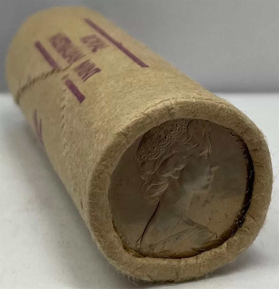 1981 Roya Australian Mint 10 cent Roll of Australia 40 Coins UNC-Scarce ...