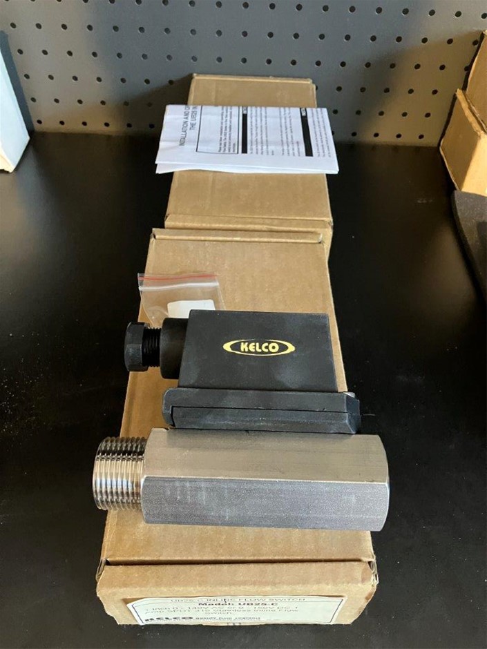 1 x Kelco U25-C Inline Brass Flow Switches, Model UB25-C Auction (0148 ...