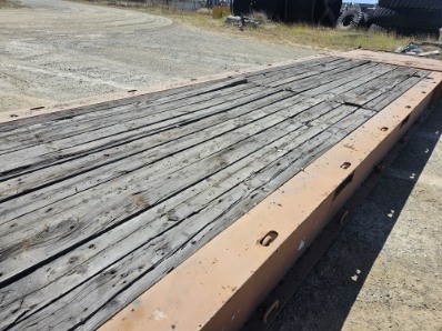 40ft Flat Rack Shipping Container Platform Base Auction (0001-7054656 ...