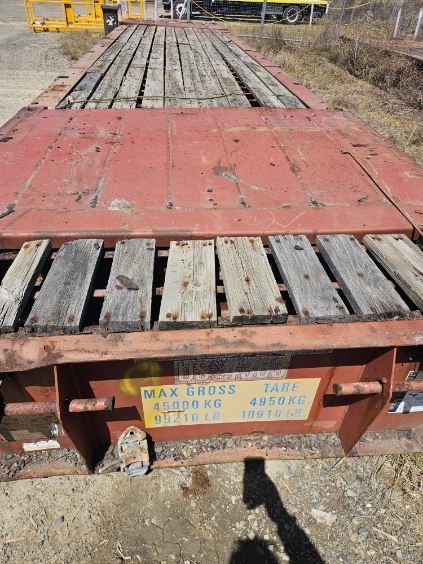 40ft Flat Rack Shipping Container Platform Base Auction (0009-7054656 ...