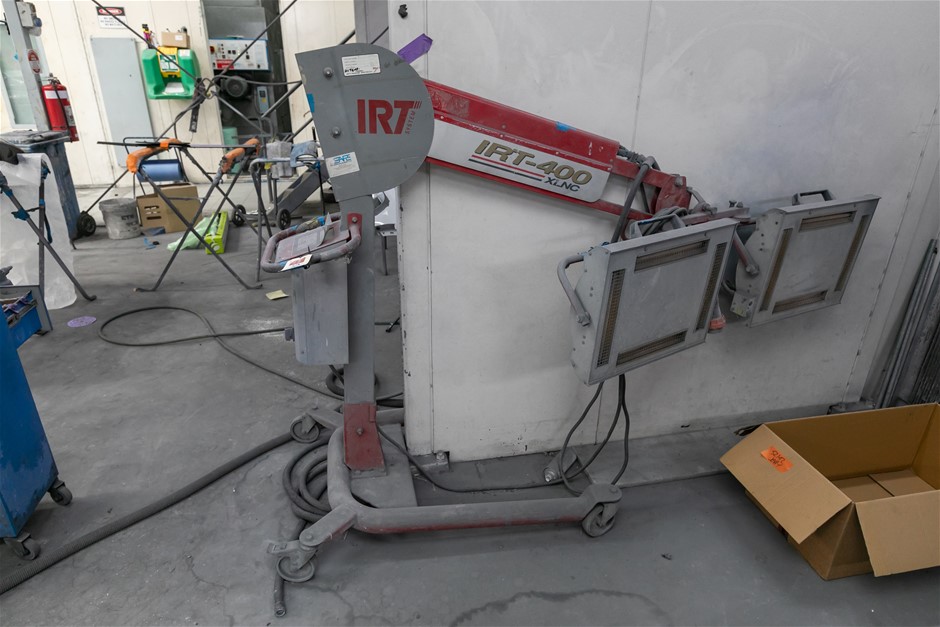 IRT System IRT-400 XLNC Mobile Infrared Heating Lamps Jib Stand Auction ...