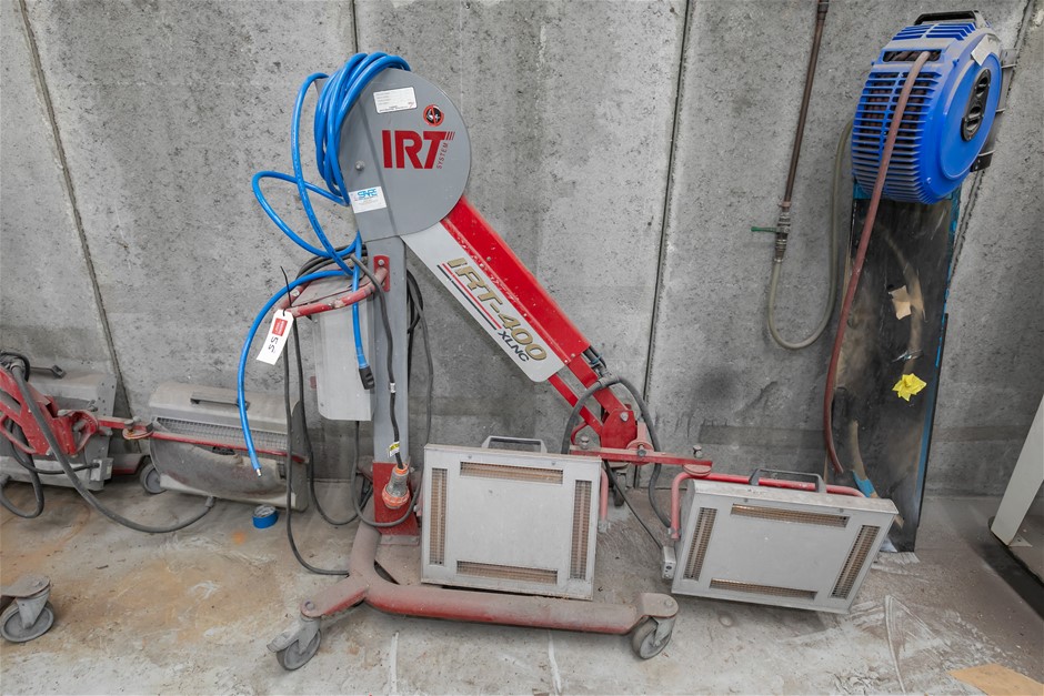 IRT System IRT-400 XLNC Mobile Infrared Heating Lamps Jib Stand Auction ...
