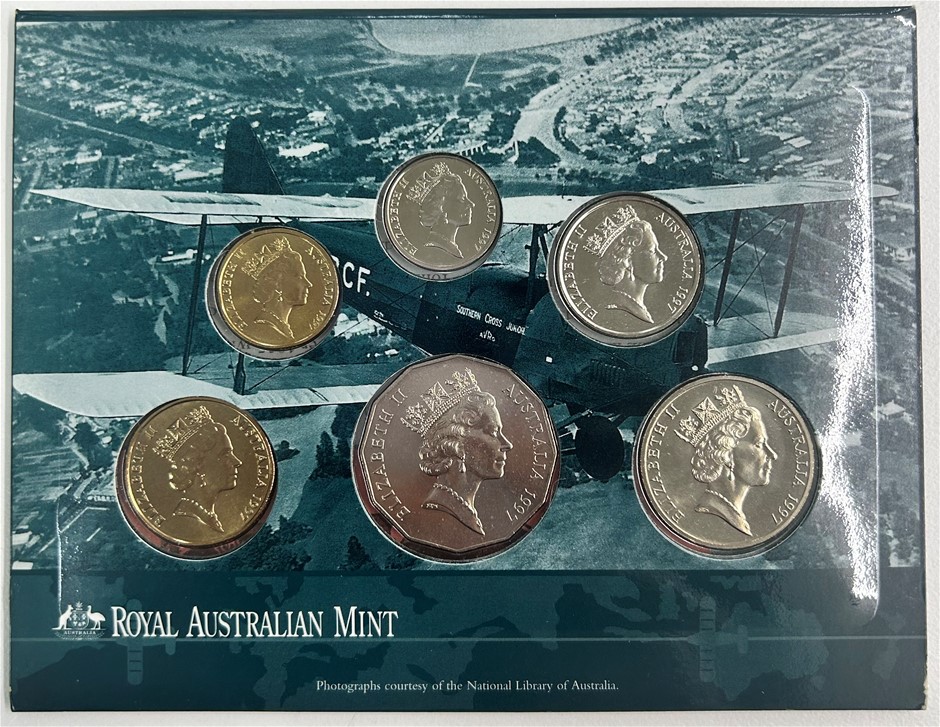 Royal Australian Mint 1997 Sir Charles Kingsford Smith Auction (0046 ...