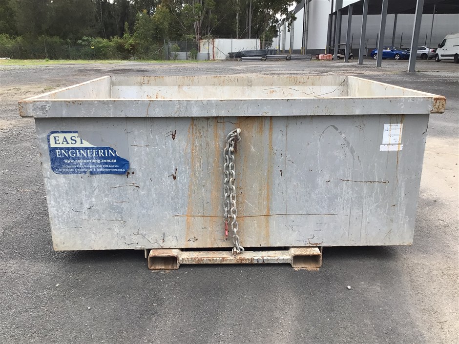 East West Skip Bin Tilt 4.3m3 Auction (0012-5058568) | Grays Australia