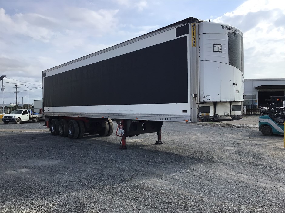 2008 MaxiTrans ST3 Refrigerated Pantech Triaxle Tag Trailer Auction ...