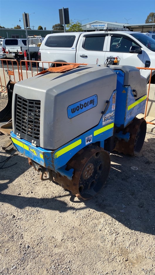2021 Weber MC85 Skid Steer Trench Roller with Diesel engine Auction ...