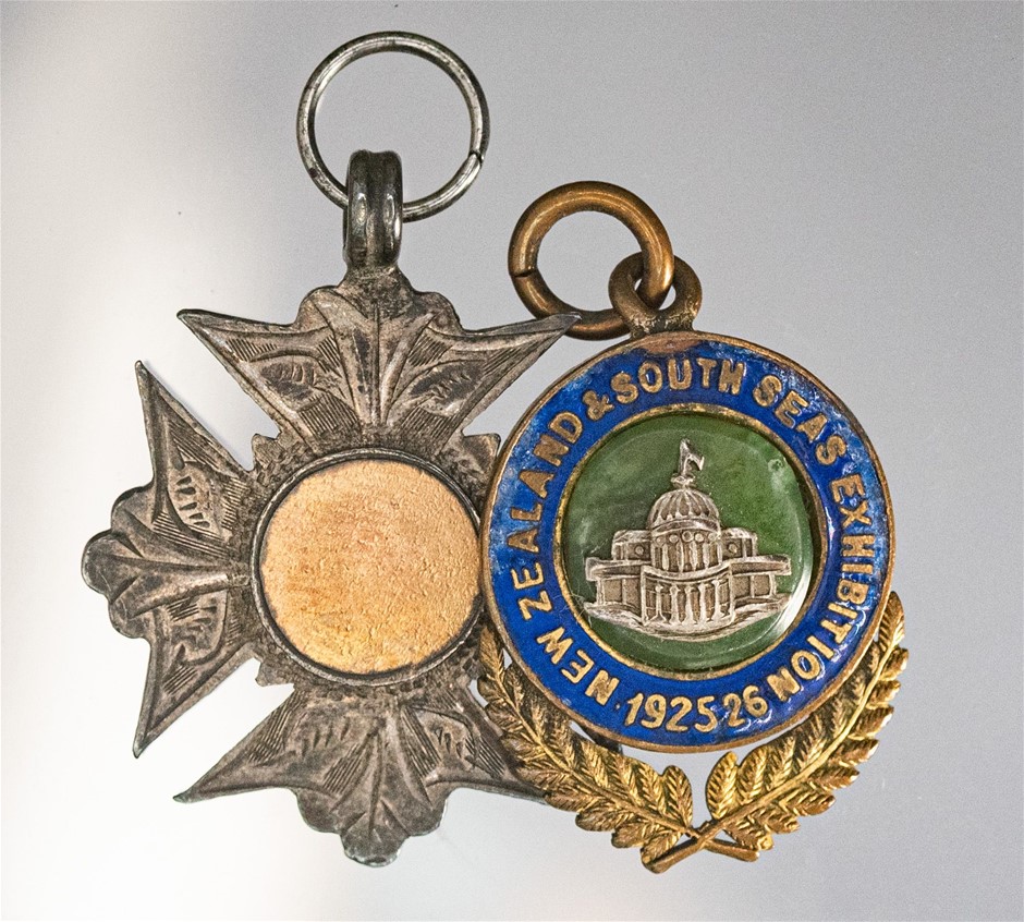 7 x NZ asstd badges/medals incl.1947 Karitane Nurses Truby King ...