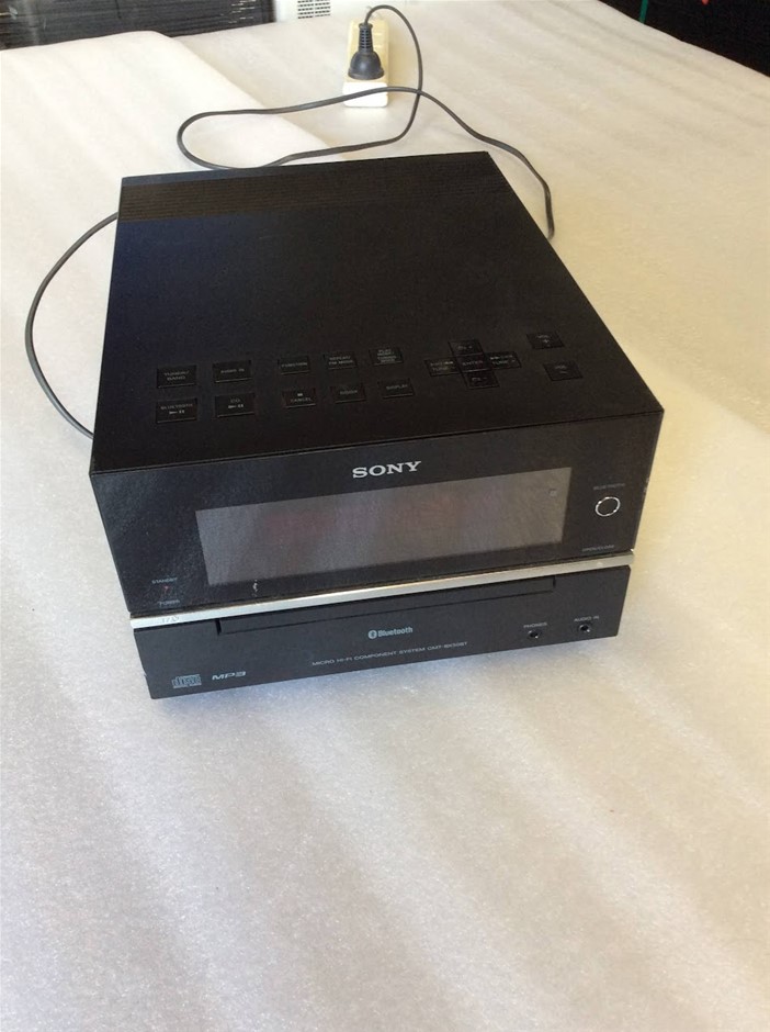SONY HCD-BX50BT COMPACT DISC RECEIVER Black Auction (0010-2562550 ...