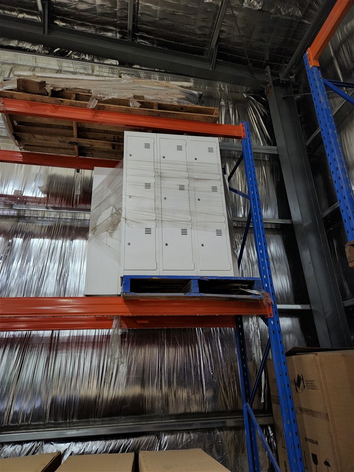 1 x Pallet of White Steel Lockers Auction (0208-5058560) | Grays Australia