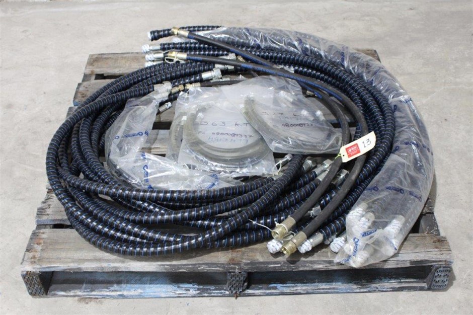 Pallet Of Unused “Pirtek” High Pressure Hydraulic Hoses Auction (0013 ...