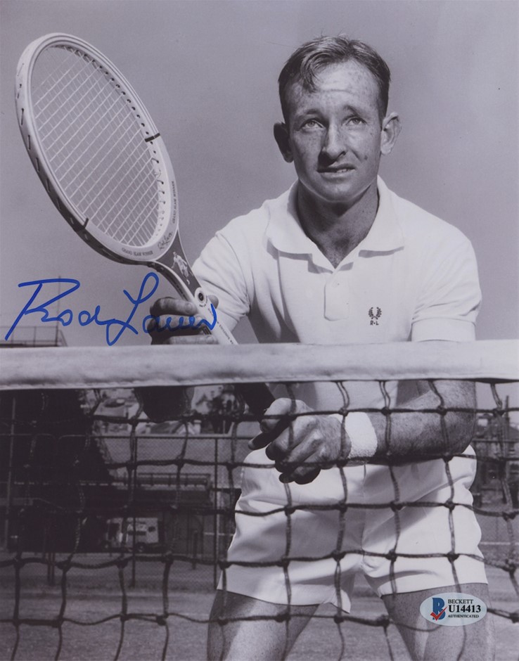 ROD LAVER SIGNED EARLY TENNIS PHOTO Auction (0008-2562829) | Grays ...