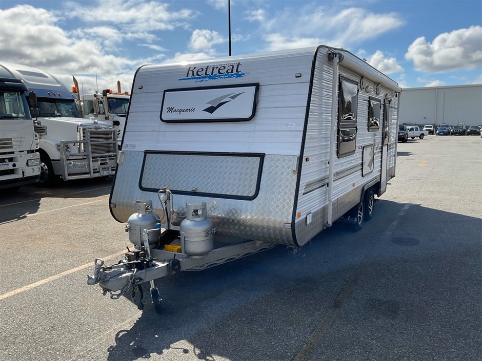 2012 RETREAT MACQUARIE CARAVAN Auction (0001-9055600) | Grays Australia
