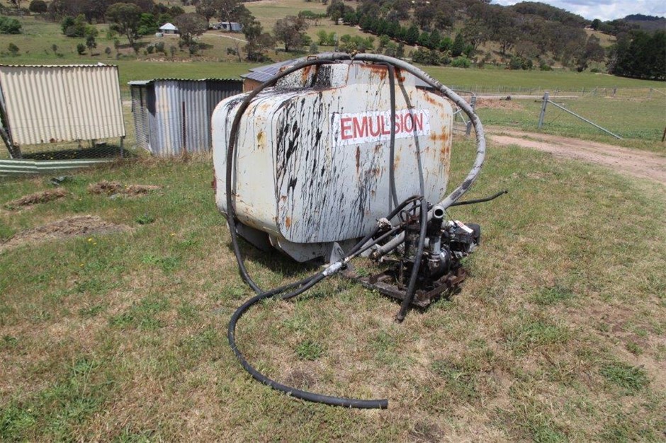 Tray Mount Emulsion Tank & Pump Auction (0029-5058837) | Grays Australia