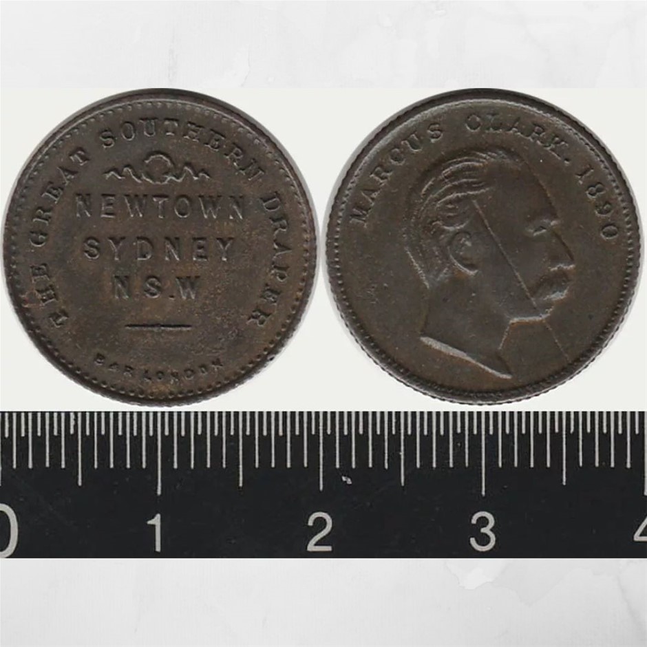Australia: 1890 Marcus Clark Draper medal Newtown Sydney NSW scratch ...