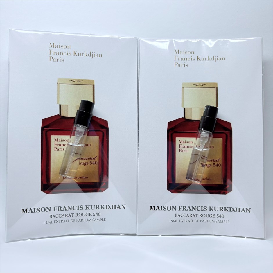 Maison Francis Kurkdjian Baccarat Rouge 540 Extrait 1.5ml Sample ...
