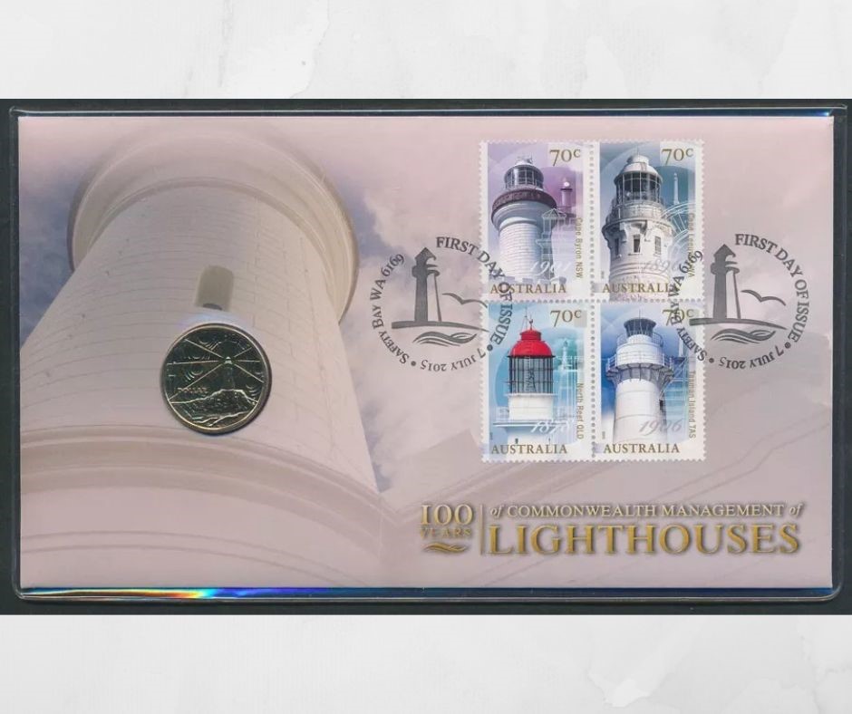 Australia 2015 $1 100 Years of Commonwealth Management of Lighthouses PNC Auction (0017-2562991 ...
