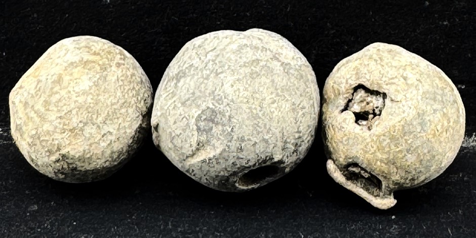 CIRCA. 16TH CENTURY RENAISSANCE LEAD MUSKET BALLS Auction (0001-2563213 ...