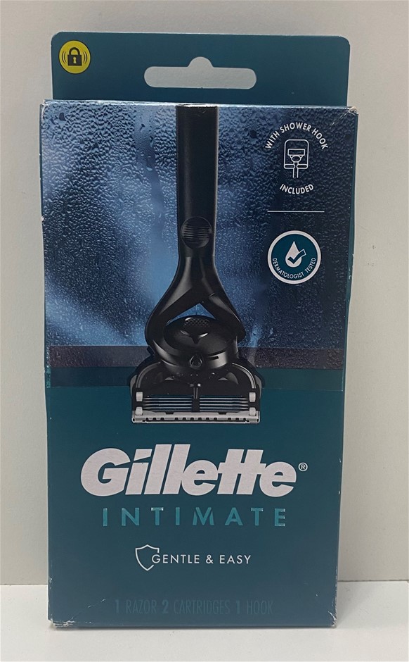 GILLETTE INTIMATE Razor With 2 Cartridges & Shower Hook Auction (0060 ...