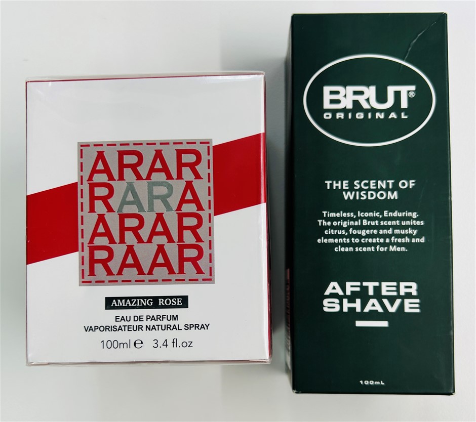 BRUT ORIGINAL After Shave 100ml & V.V.LOVE AMAZING ROSE 100ml Auction ...