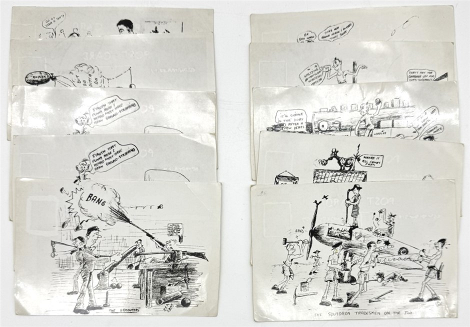COLLECTION OF WWII RAAF WWII CARTOONS Auction (0005-2567457) | Grays ...
