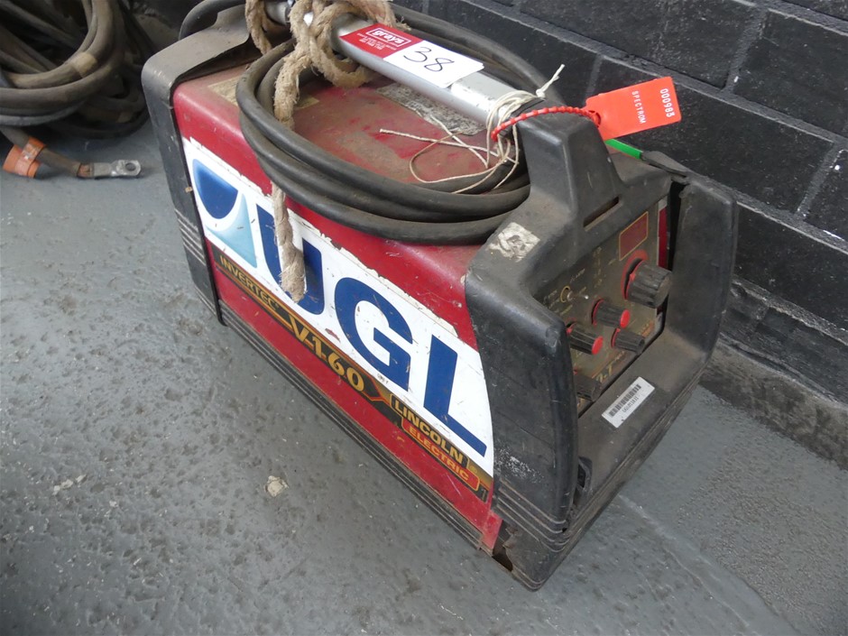 Lincoln Electric V160 T Pulse Invertec AC/DC Tig Welder Auction (0038 ...