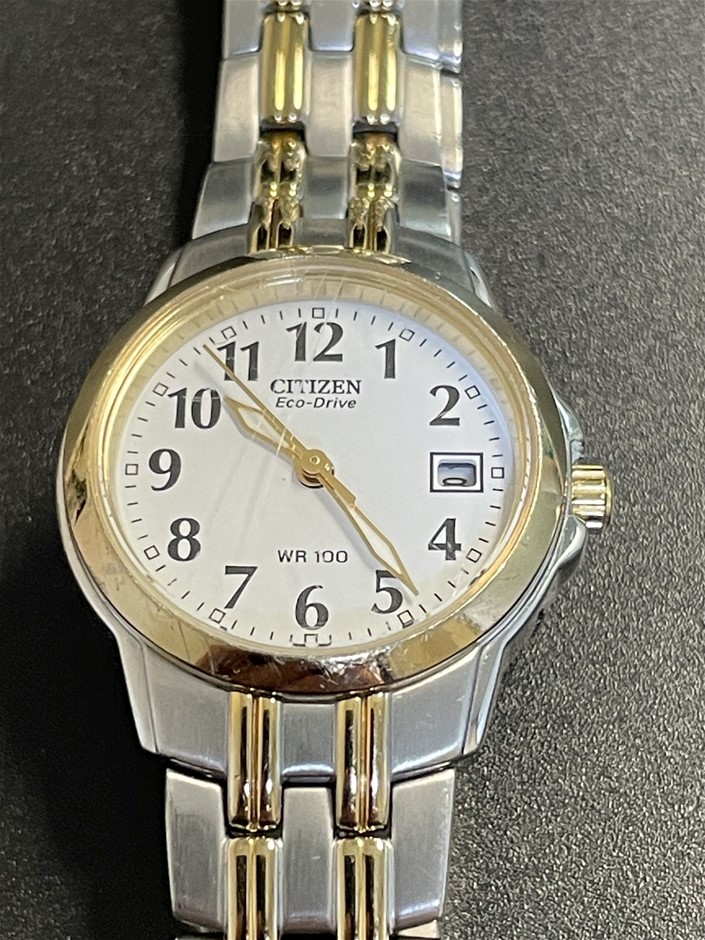 CITIZEN Eco-Drive EO11 Two Tone Stainless Ladies Watch Auction (0019 ...