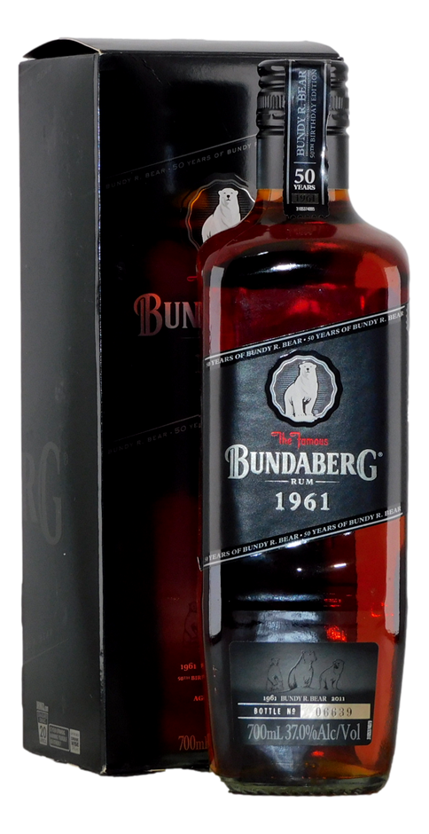 Bundaberg Rum The Famous Rum 1961, 50th Birthday 2011 (1x 700mL). Auction (0025-10732495 ...