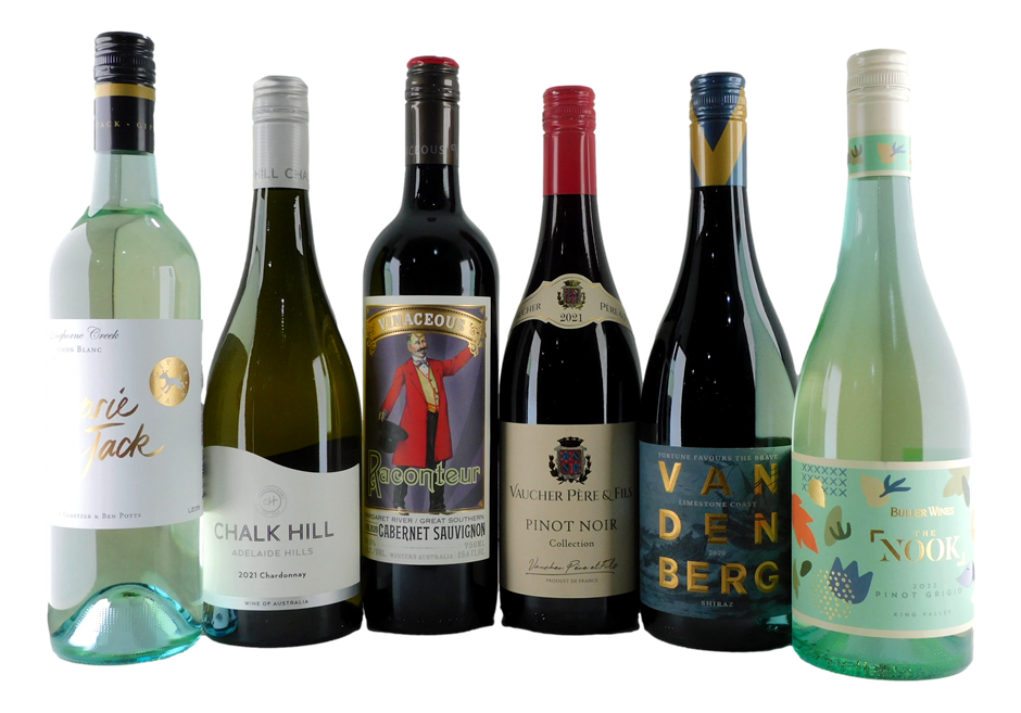 Vinique Everyday Mixed Red & White (6x 750mL), Multi-Region. Auction ...