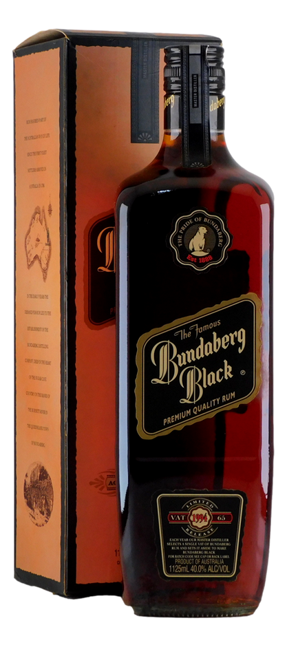 Bundaberg Rum Black, Aged 8 years, 1994 Limited Release Vat 65 (1x 1.125L) Auction (0028 ...