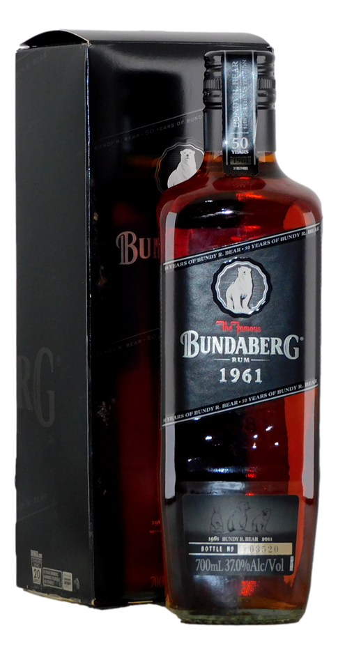 Bundaberg The Famous Rum 1961 50th Birthday Limited Edition 2011 (1x 700mL) Auction (0040 ...