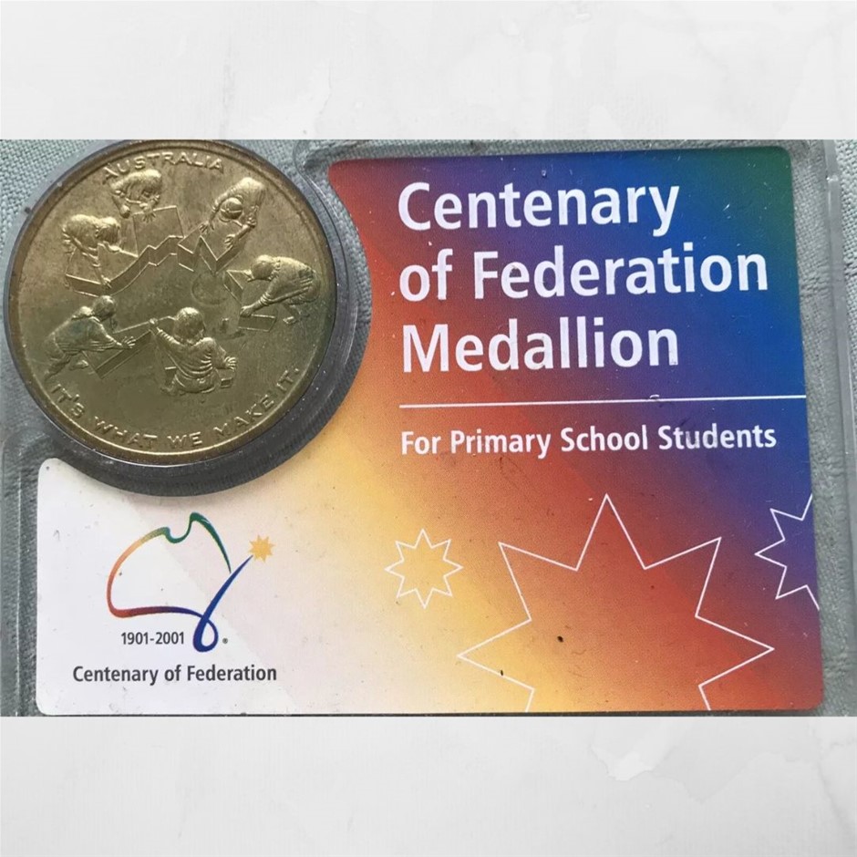 Australia Centenary of Federation Medallion Medal rare medallion ...