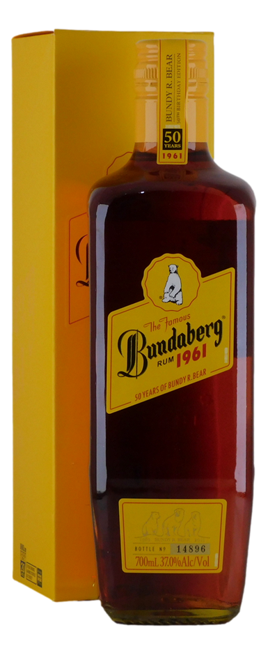 Bundaberg 1961 50 Years Of Bundy R. Bear Rum (1x 700mL), QLD. Auction ...